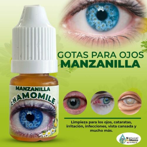 Gotas de Manzanilla Chamomile Herbal Eye Drops 100% Natural para Catar ...